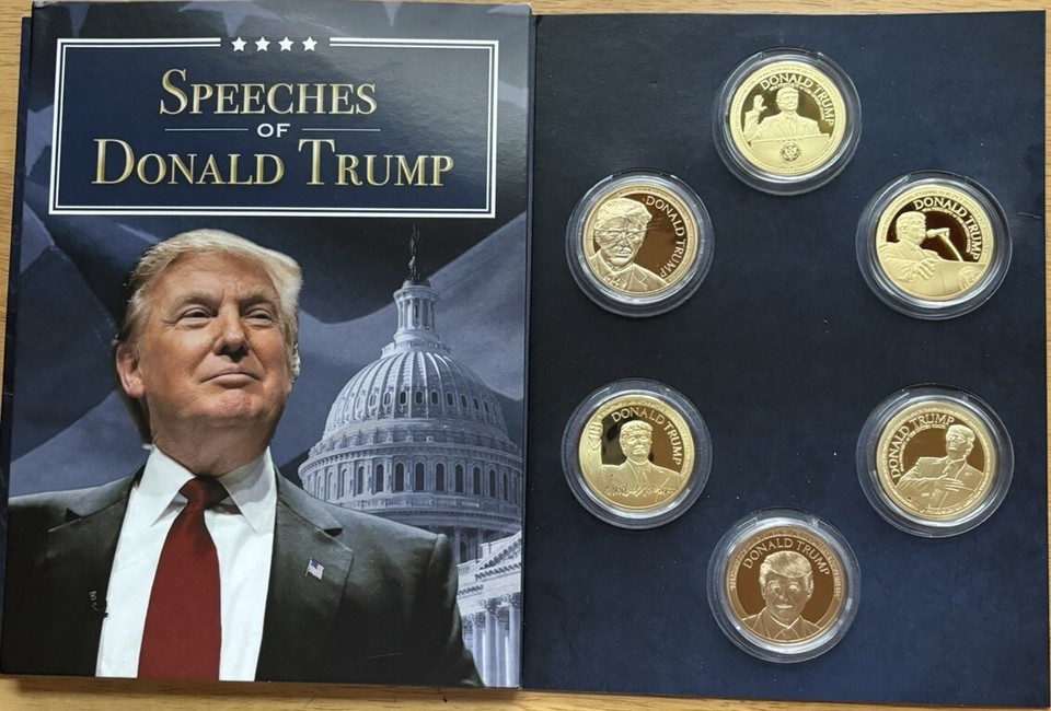 Donald Trump 2016-2020 Term 24K Gold Plated Collectible Coin with ...
