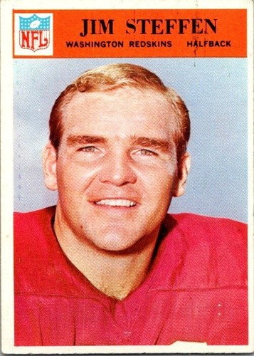 1966 PHILADELPHIA FOOTBALL #193 JIM STEFFEN MID GRADE JB | eBay