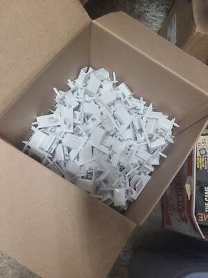 4 Rubbermaid Closetmaid FreeSlide Fast Set Wall End Shelf Shelving Wire ...