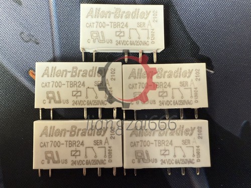 5pcs CAT700-TBR24 Relay 5Pin 6A 250VAC 24VDC For Allen-Bradley CAT 700 ...