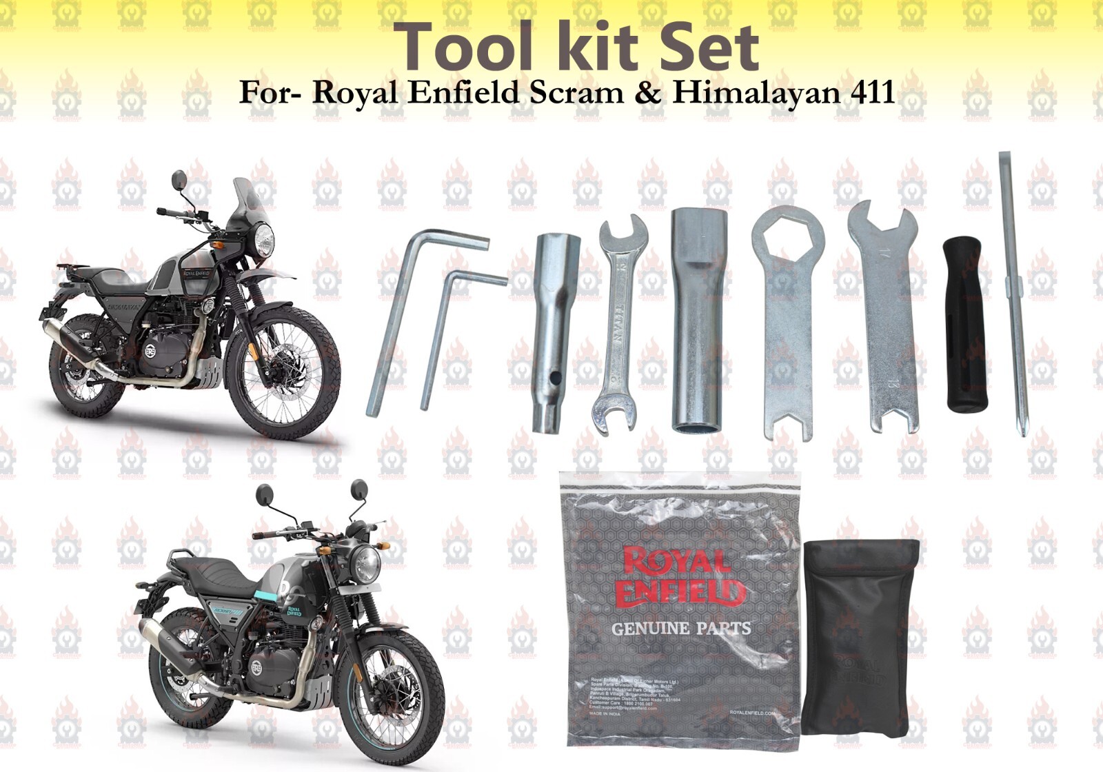 Royal Enfield "Tool kit For Himalayan & Scram 411" | eBay