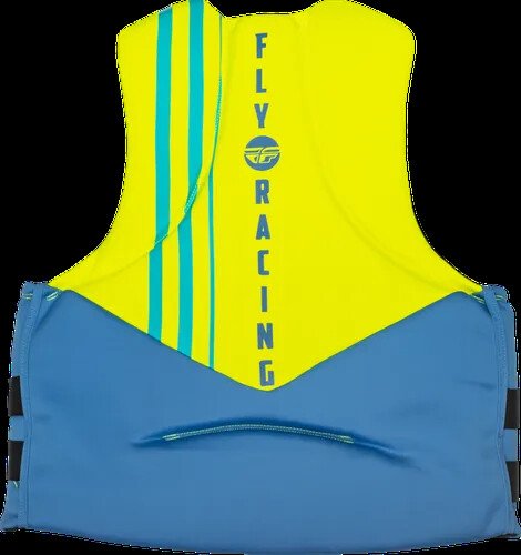 Fly Racing Blue Hi Viz and Teal Neoprene Life Jacket Flotation Vest ...
