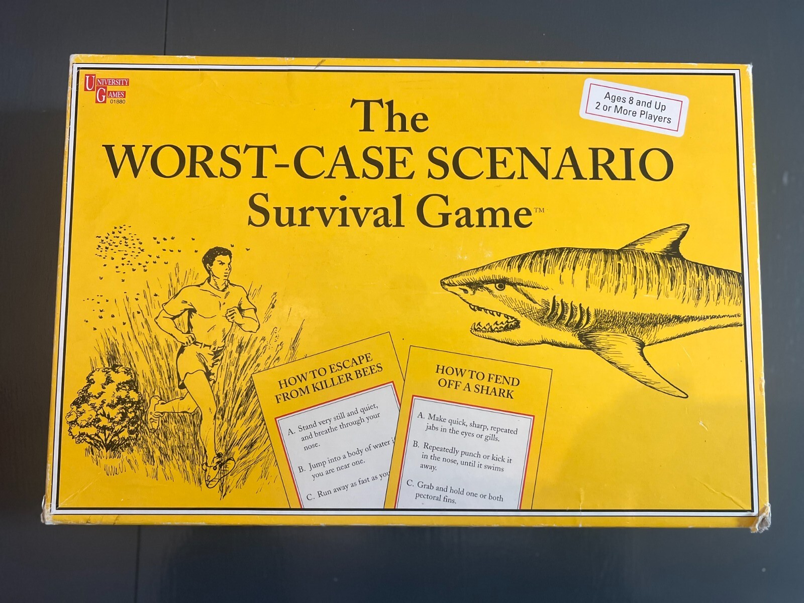 2001 The Worst-Case Scenario Survival Game Open Box Traditional Classic ...