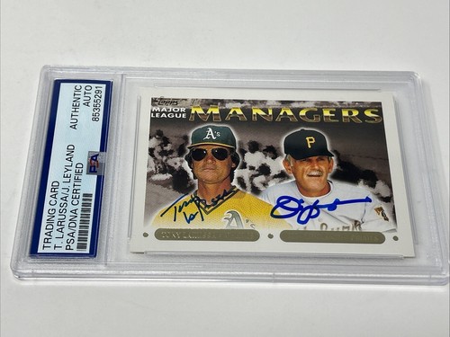 1993 Topps Gold #511 Tony LaRussa / Jim Leyland Autograph Signed Card ...