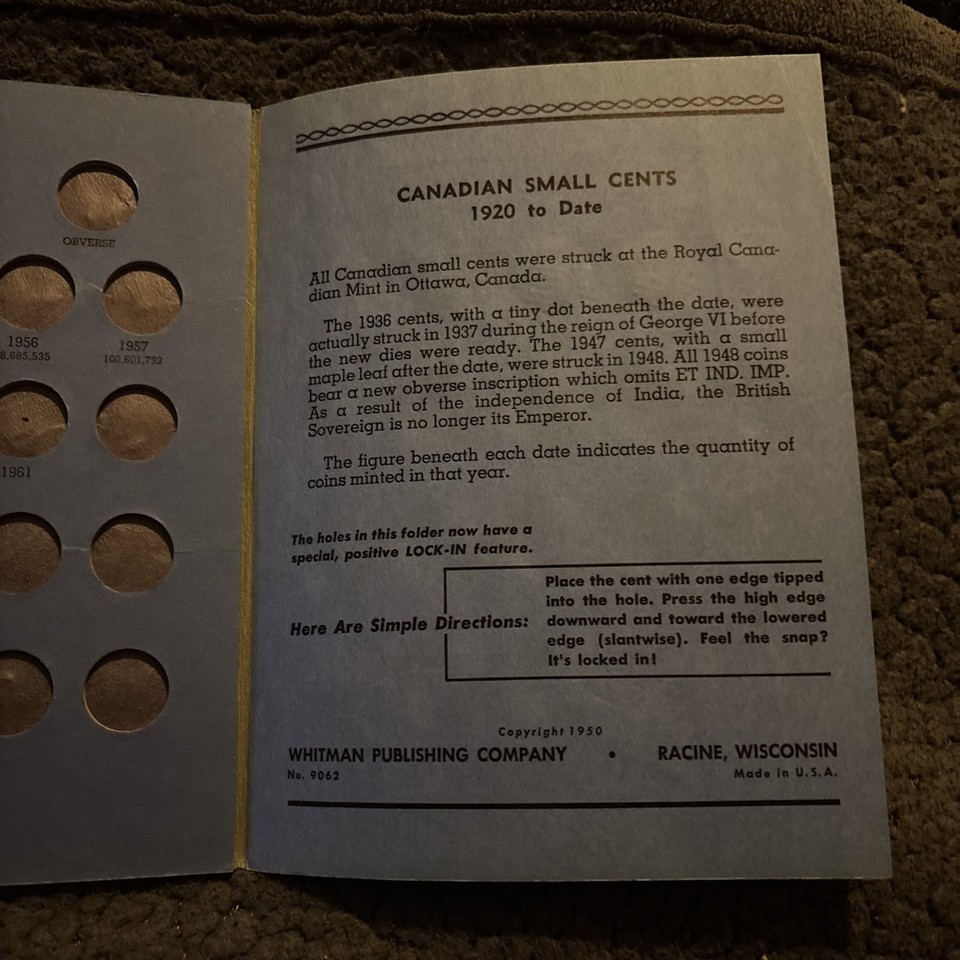 Canadian Small Cent Collection 1920 To Date | eBay