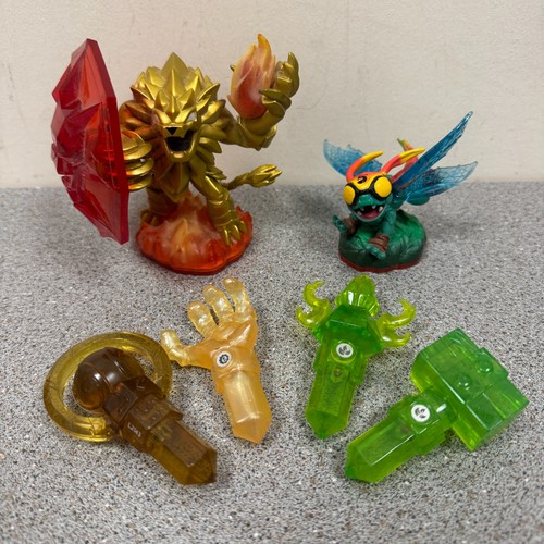 Skylanders Trap Team High Five Wildfire Earth Orb Life Torch Hammer ...