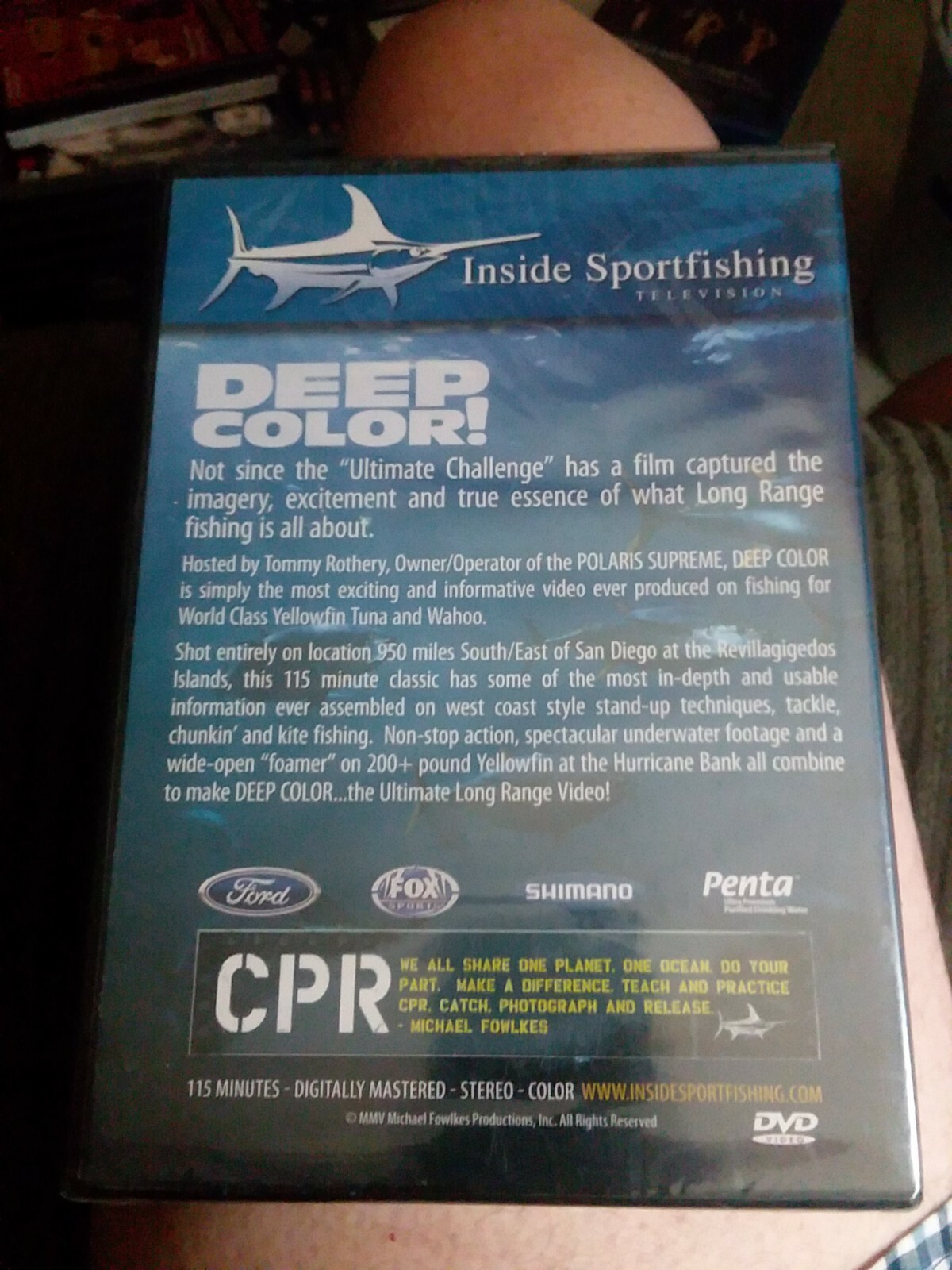 DEEP COLOR DVD WORLD CLASS YELLOWFIN TUNA AND WAHOO BRAND NEW SEALED ...