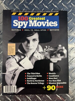 100 Greatest Spy Movies Magazine By American History | eBay