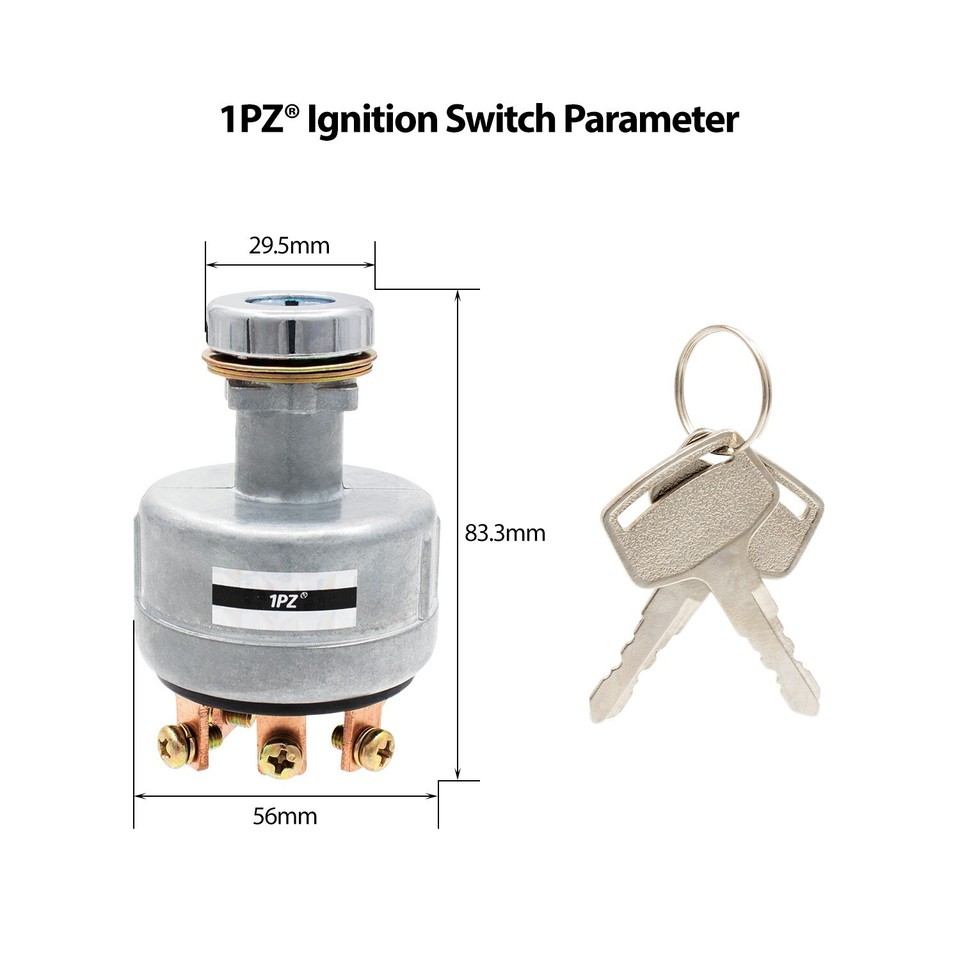 Tractor Ignition Starter Switch For Kubota Iseki Yanmar John Deere 650 ...