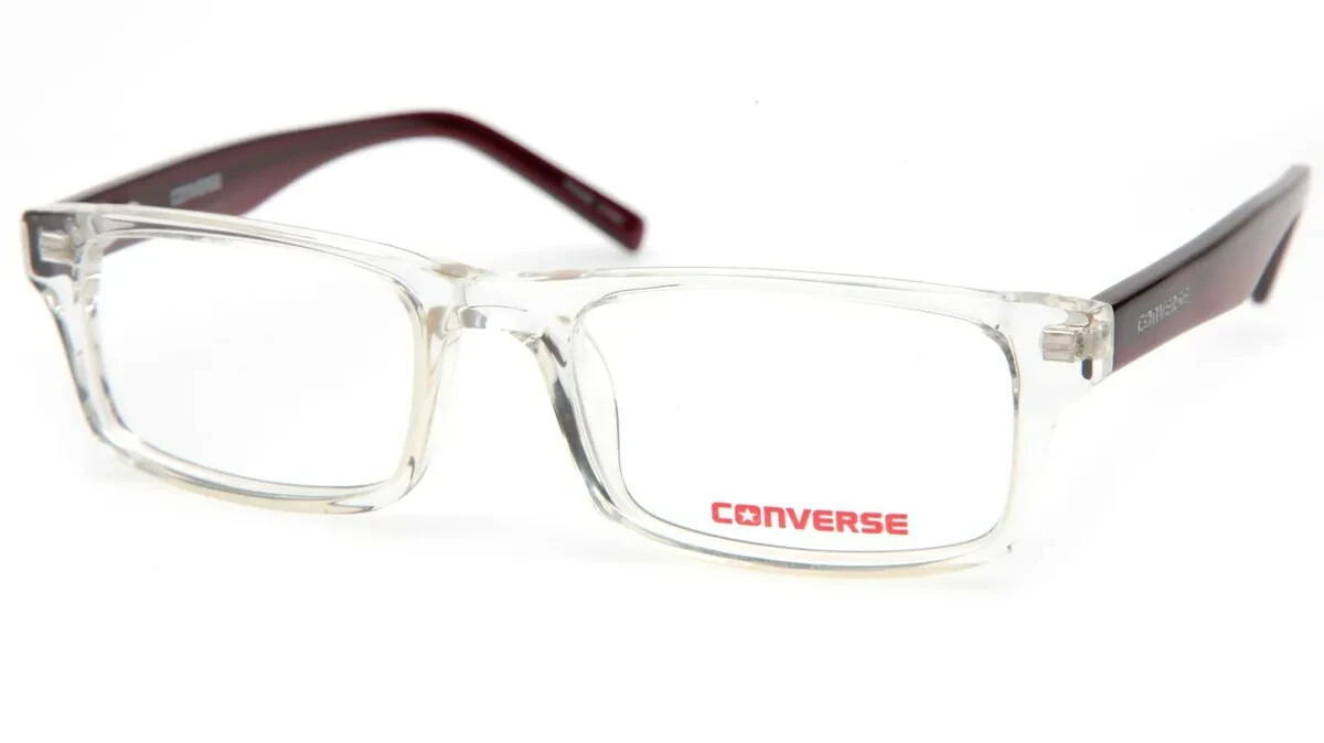 Brand New Authentic Converse Eyeglasses K003 Crystal 45mm Frame | eBay