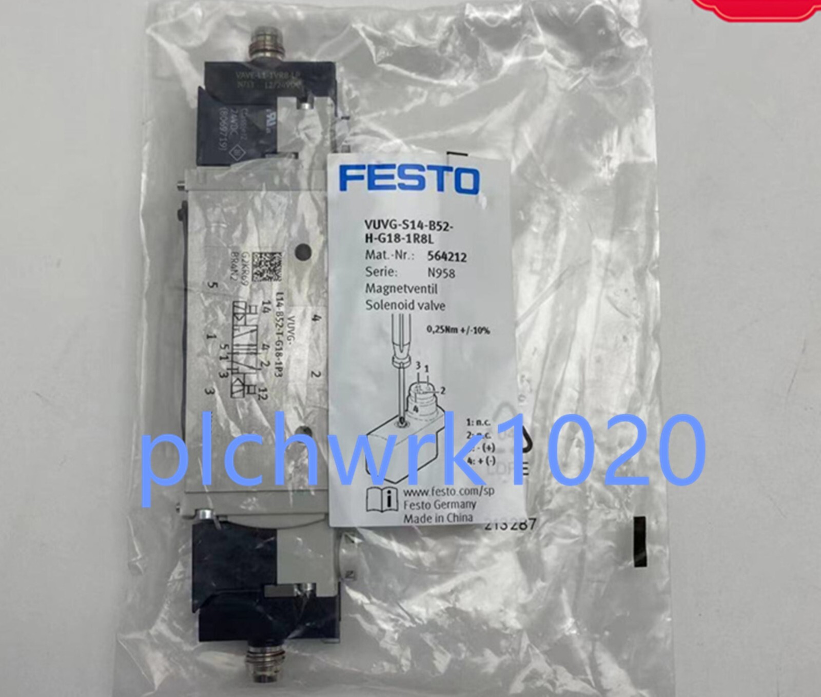 1 PCS NEW IN BOX Festo solenoid valve VUVG-S14-B52-H-G18-1R8L 564212 | eBay