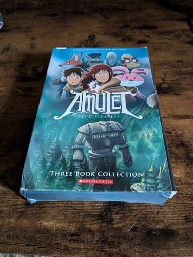 Amulet Series By Kazu Kibuishi Volumes 1-3 Paperback Book Box Set ...
