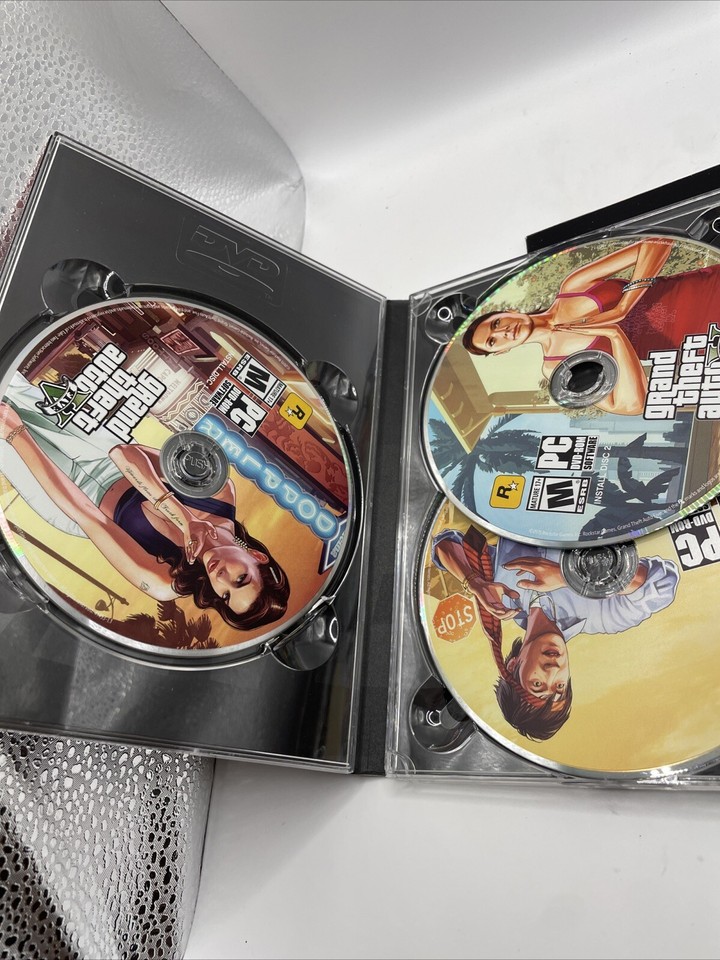 Grand Theft Auto 5 PC Complete All 7 Disks And Manual | eBay