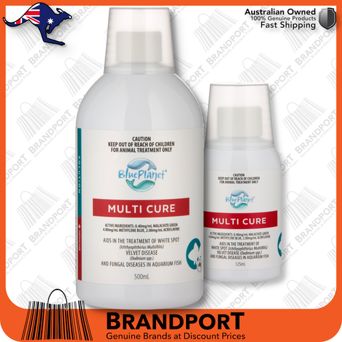 Blue Planet Multi Cure Fish Treatment Medication White Spot Velvet ...