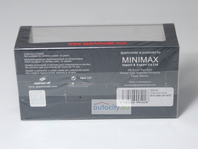 Spark Models CHEVRON-FORD B16 N49 24H LE MANS 1970 - I. SKAILES - J ...