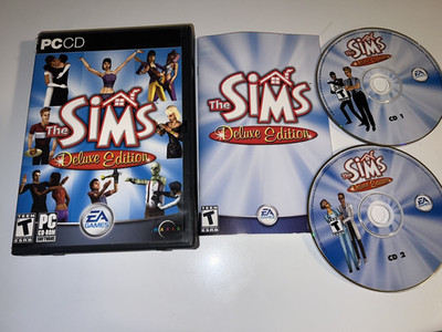 The Sims 1 Deluxe Edition PC Game 2-Disc Set Complete With Manual ...