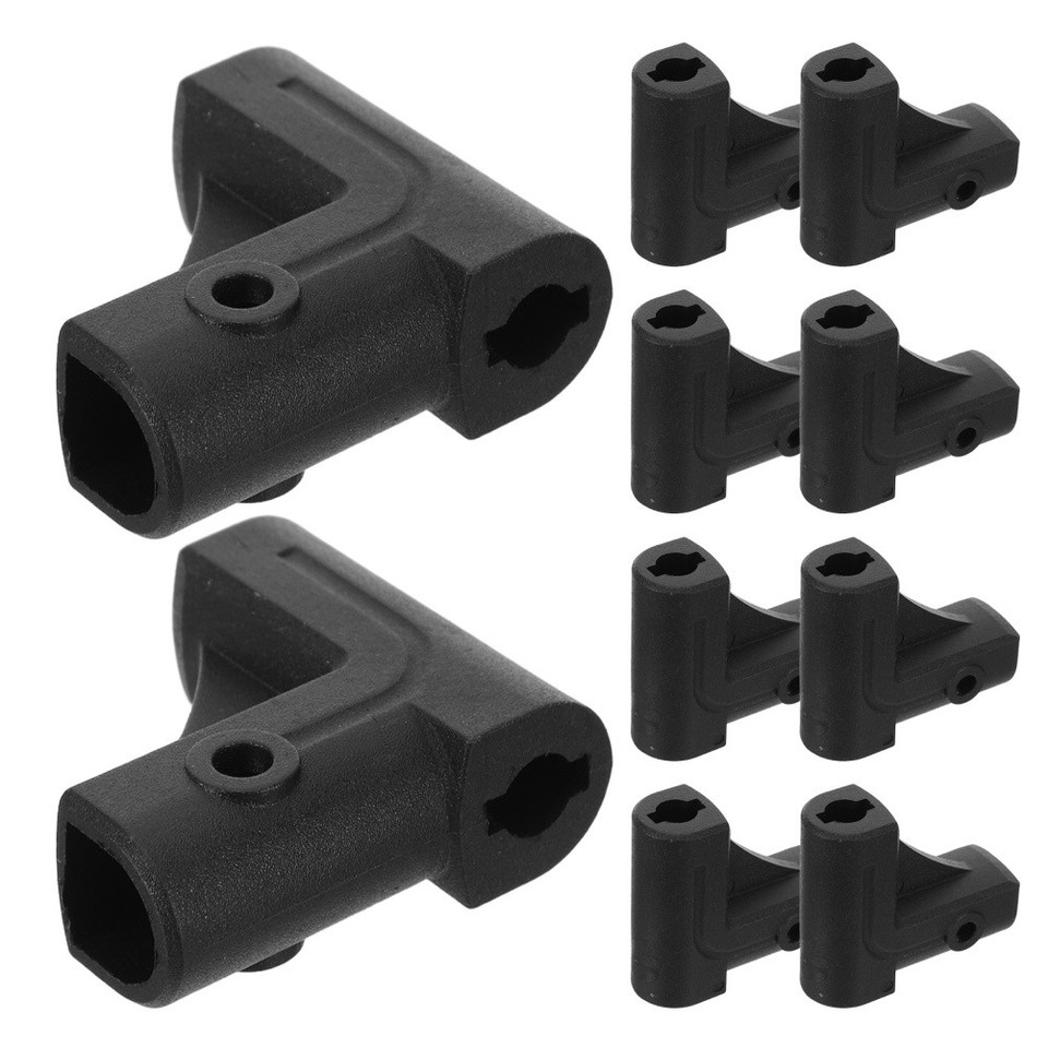 10 Pcs Caster Joint Angle Connectors for Balusters Cart Wheel Frame ...