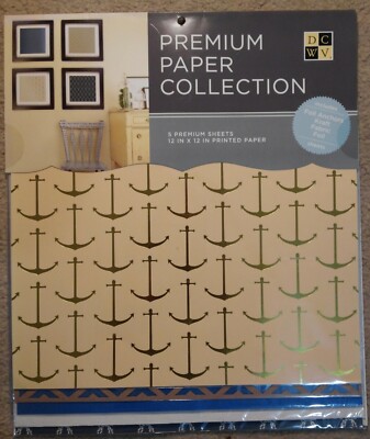 DCWV Premium Paper Collection Paper Stack (5- 12x12 Premium Sheets) | eBay