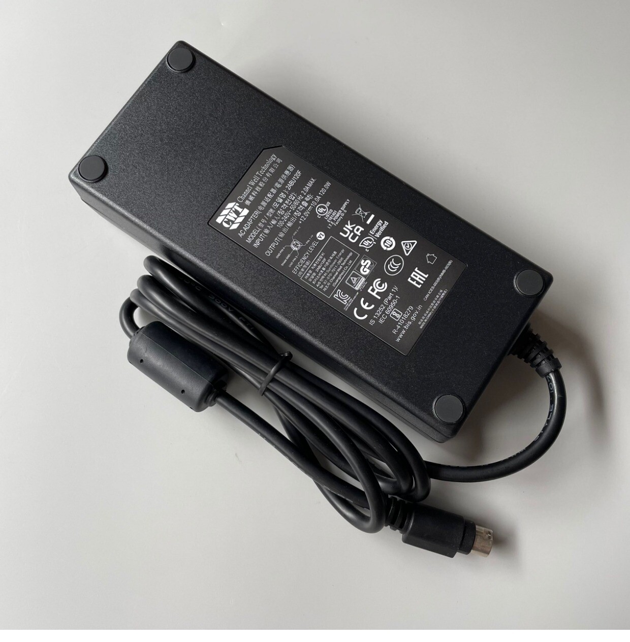 120W Genuine CWT AC Adapter 2ABU120F 12V 10A Power Supply With Plug ...