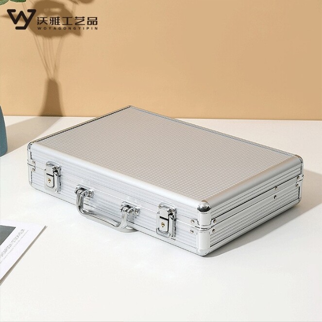Aluminum Watch Case 24 Grids Briefcase Storage Box Watches Collectors ...