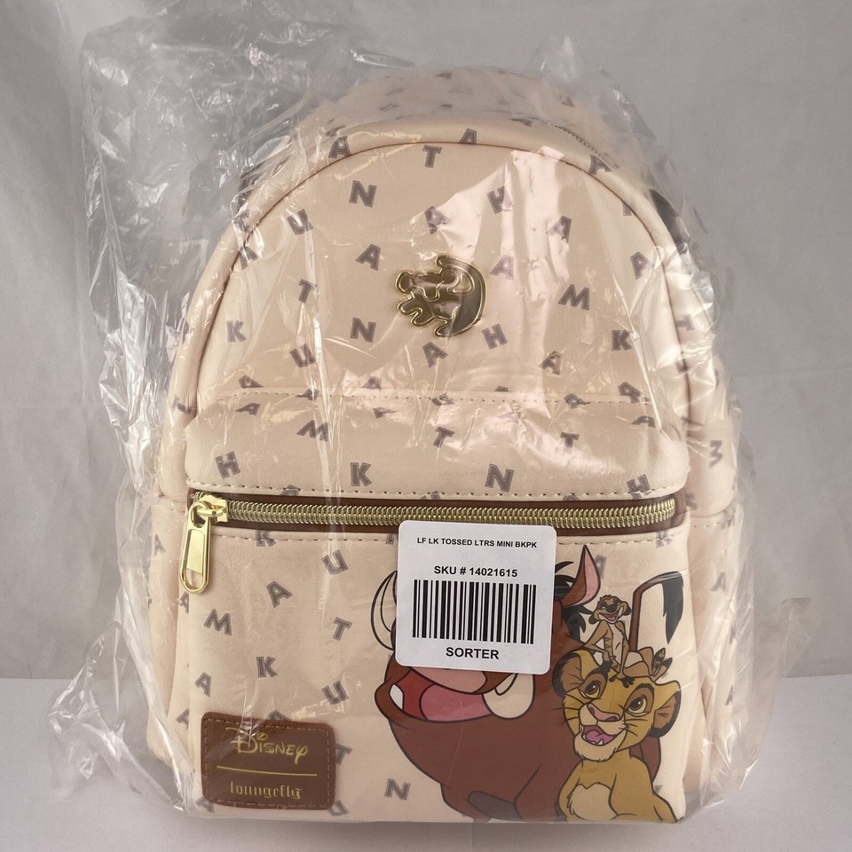 Loungefly Disney The Lion King Mini Backpack Hakuna Matata Simba Timon ...