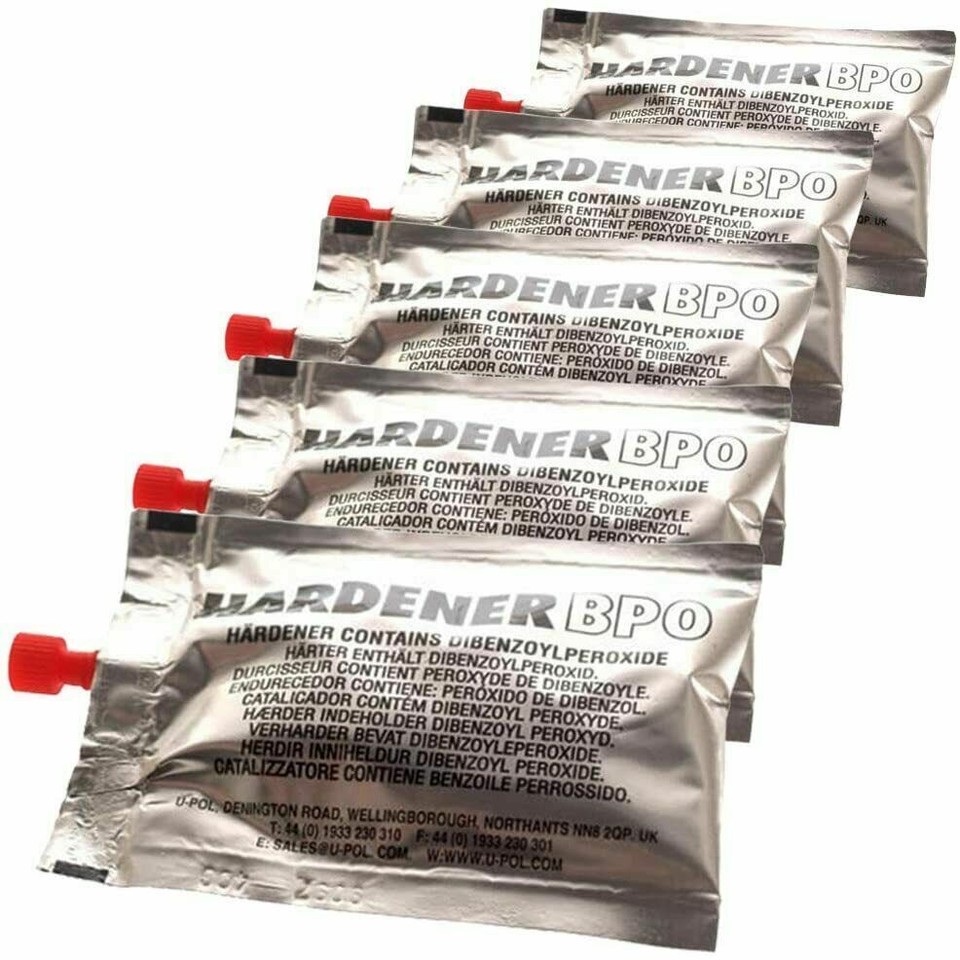 Catalyst Wood Filler Sachet Hardener Body Work wood Fibre BPO 40 Gram ...