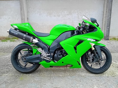 2007 07 KAWASAKI ZX10R ZX 1000 D7F NINJA SPORTS SUPERBIKE GREEN R1 ...