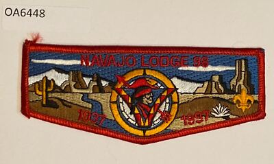 Boy Scout OA 98 Navajo Lodge 1997 40th Anniversary Flap | eBay