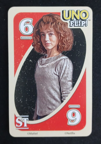 2017 Stranger Things Uno Flip! Card Red Nancy Wheeler #6 (B) | eBay