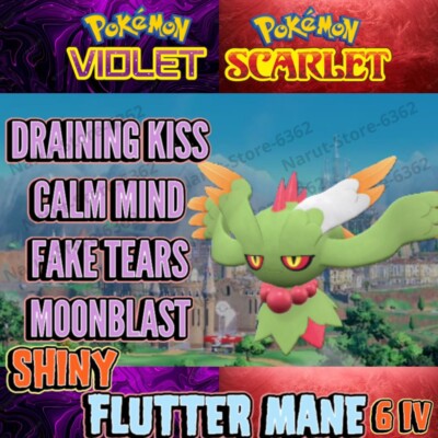 🌟 FLUTTER MANE SHINY 6IV🌟 TERA RAID 🔥POKEMON SCARLET AND VIOLET | eBay