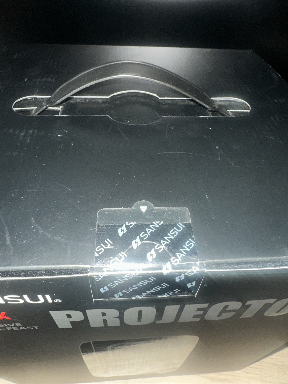 SEALED! SANSUI Smart 1080P Portable Projector Netflix YouTube Prime ...