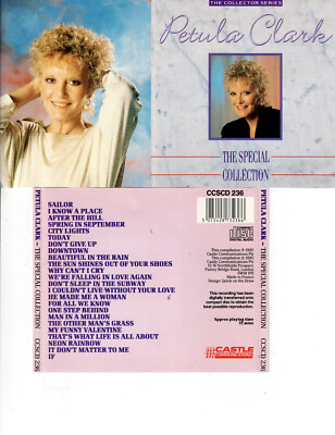 PETULA CLARK - SPECIAL COLLECTION (CD 1990) *24 TRACKS* | eBay