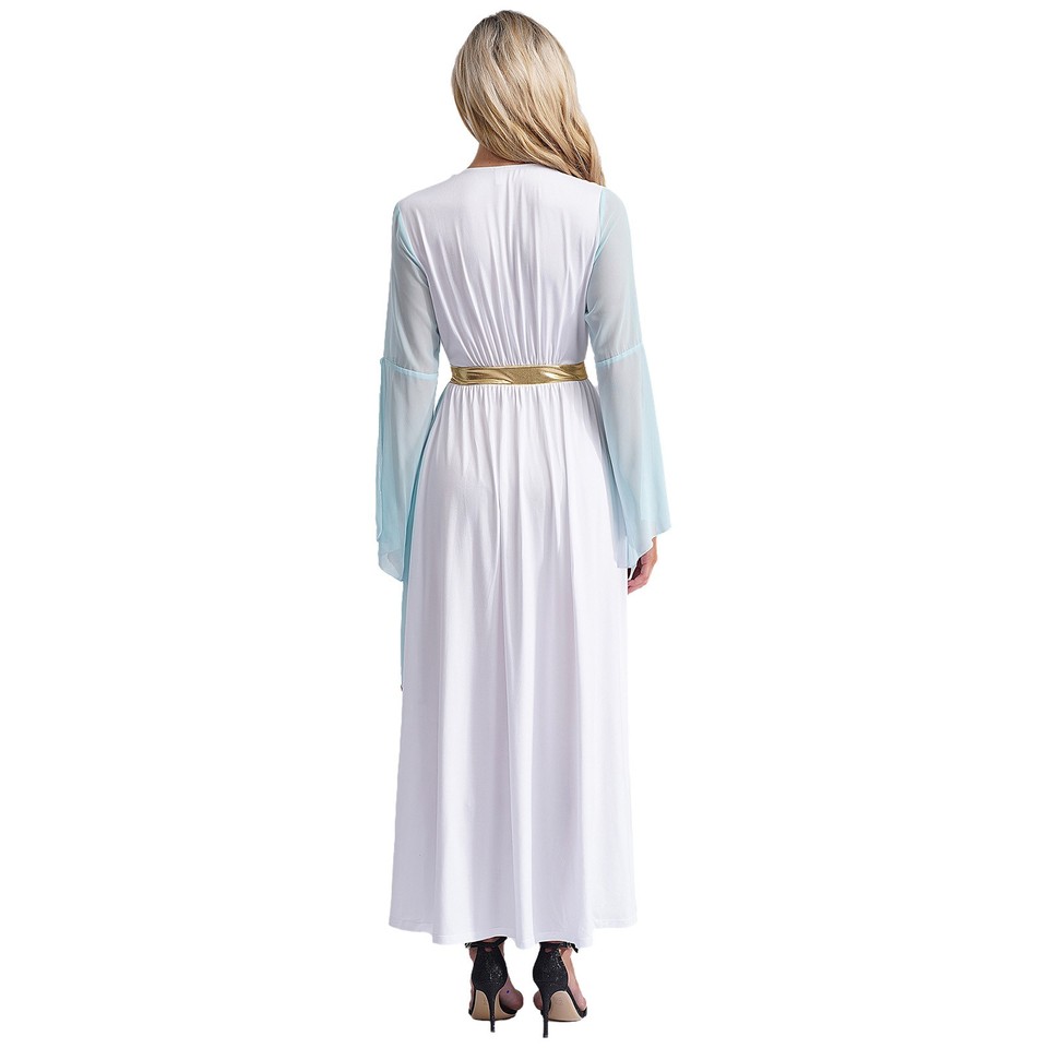 Women Costume Vintage Toga Ancient Dress Tunic Outfits Greek Robes ...