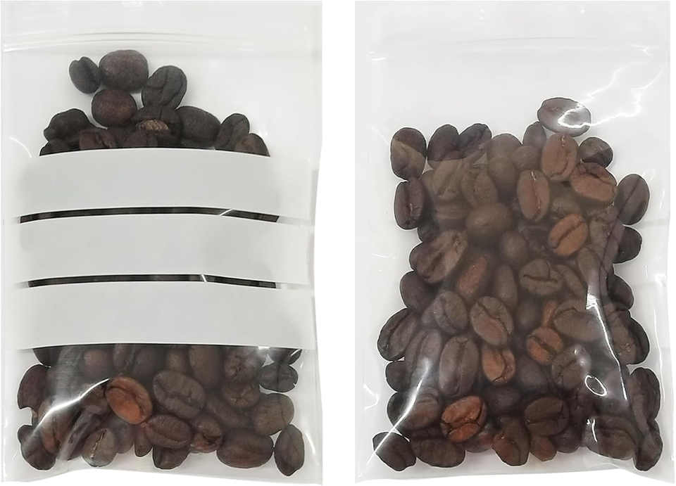 Clear Seed Envelopes Resealable Small Plastic Bags Jewelry Parts White ...