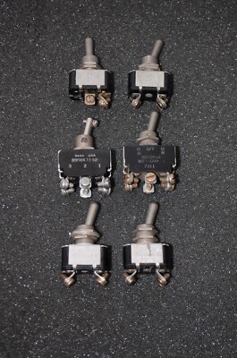 AN/MS AIRCRAFT SWITCH LOT ( 1 LOT OF 6EA ) USED UNTESTED | eBay