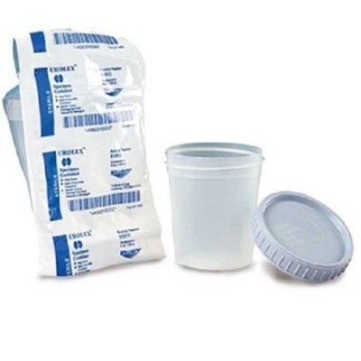 120ML Specimen Container Urine Sample Medical Lab Test Tube Tub Jar ...