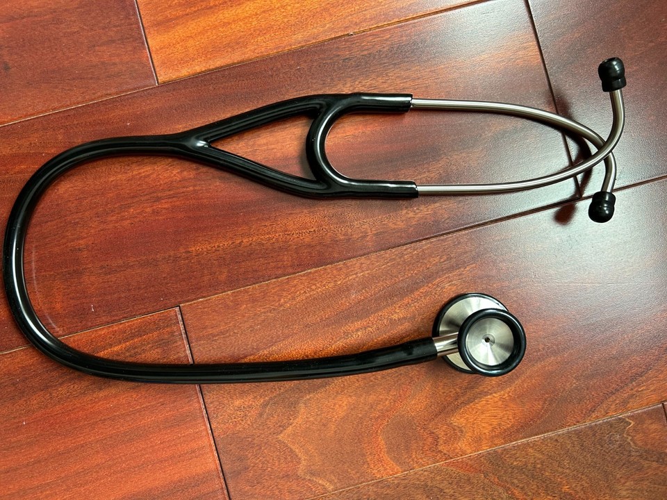 CARDIOLOGY STETHOSCOPE DIAPHRAGM PROFESSIONAL DOUBLE HEAD MODEL NUMBER ...