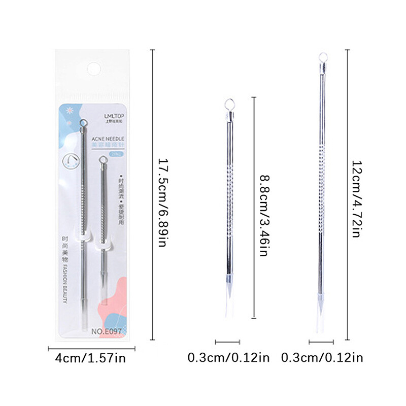 1/2Pcs Blackhead Remover Extractor Tool Pimple Blemish Comedone Kit ...