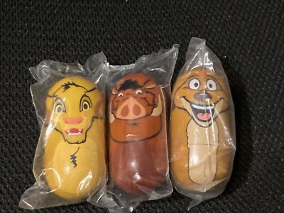 2005 DISNEY WACKY WOBBLERS KELLOGG'S CEREAL - THE LION KING SET OF 3 ...