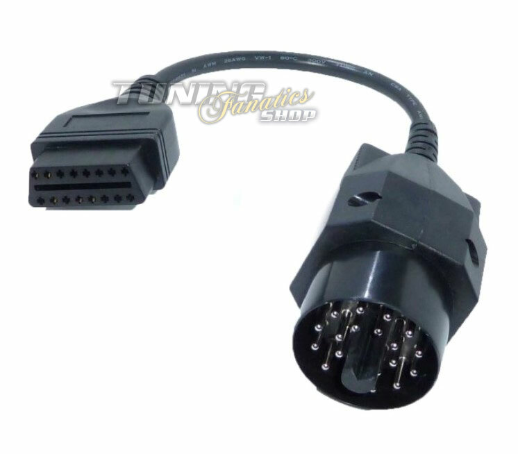 Für BMW Adapter Stecker Diagnose OBD 2 auf OBD 1 20Pin Kabel EDIABAS ...