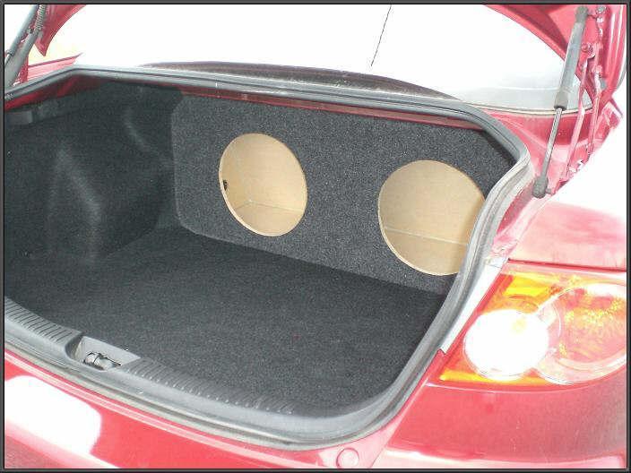 For a 2003 - 2012 Mazda 6 Mazda6 - Custom Sub Enclosure Subwoofer ...