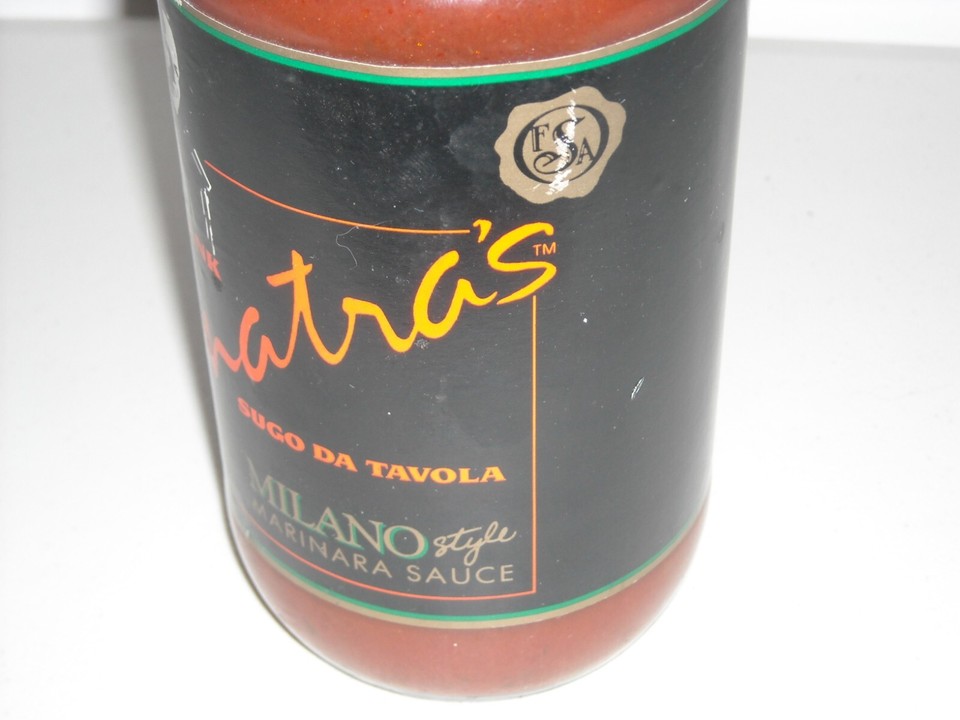 VERY RARE 1991 Frank Sinatra's Spaghetti Sauce 25 Oz. BRAND NEW ...