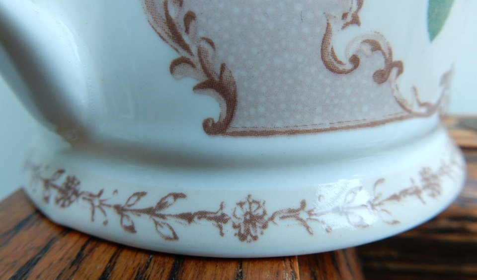 SCARCE RHS QUEENS MUG REDOUTES ROSES GALLICA & REDINATA 8CM HALF PINT ...