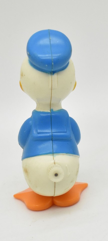 Disney Donald Duck Wind Up Walker Loose 3" Figure Tomy 1977 NOT Working ...