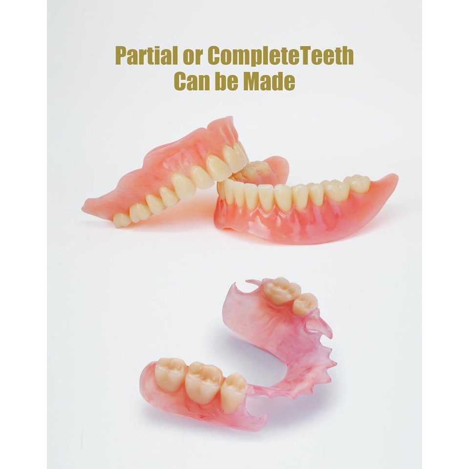 DIY DENTURE KIT Custom Homemade Dentures For Begginers * FULL /PARTIAL ...