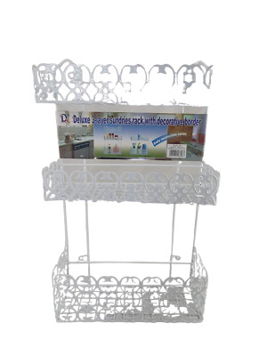 Deluxe 3-Level Metal Sundry Rack 51X30X10CM | eBay