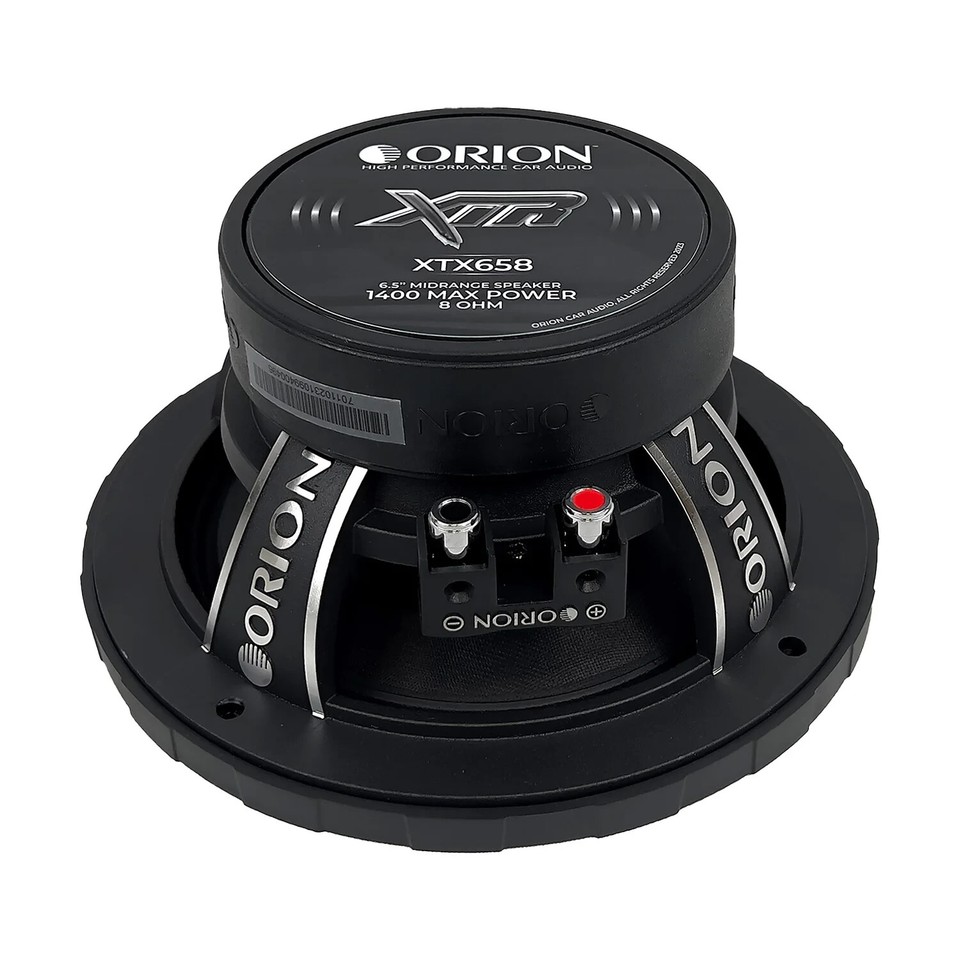 Orion XTX658 6.5" 1400 Watt 8 Ohm Midrange Bass Loud Car Audio Speakers ...