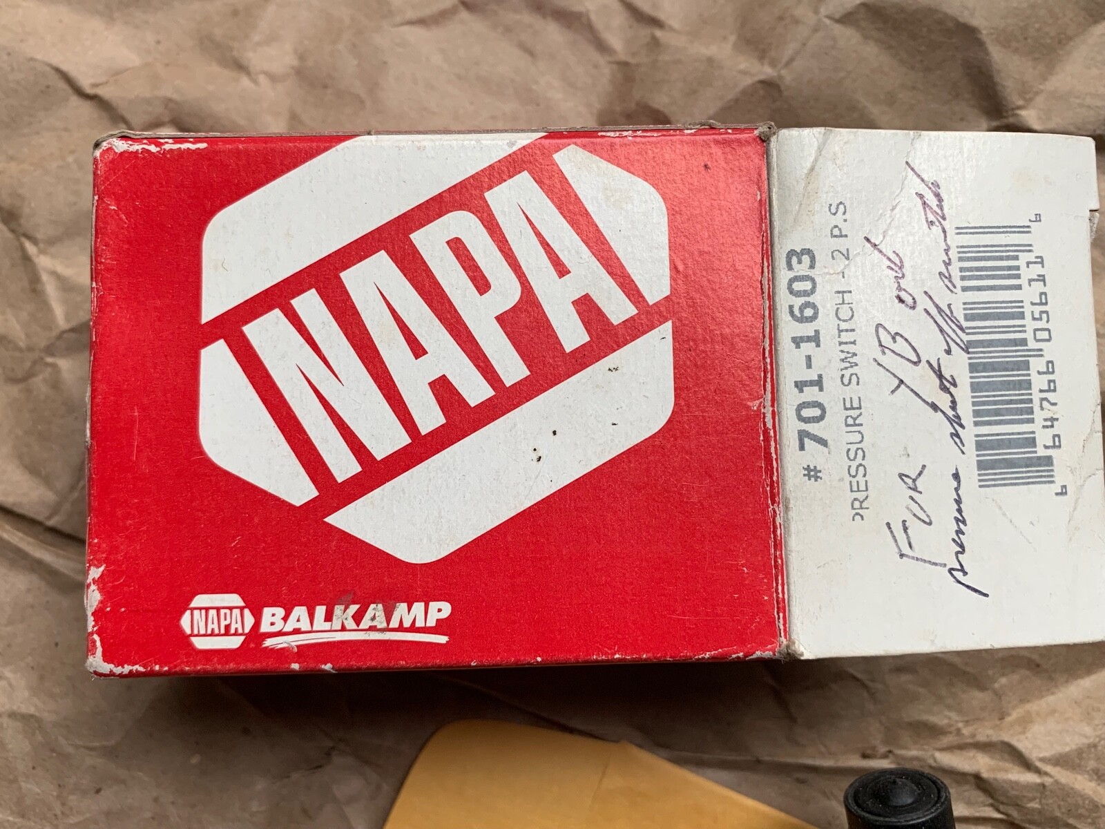 Engine Oil Pressure Switch NAPA PARTS 701-1603 New Old Stock | eBay