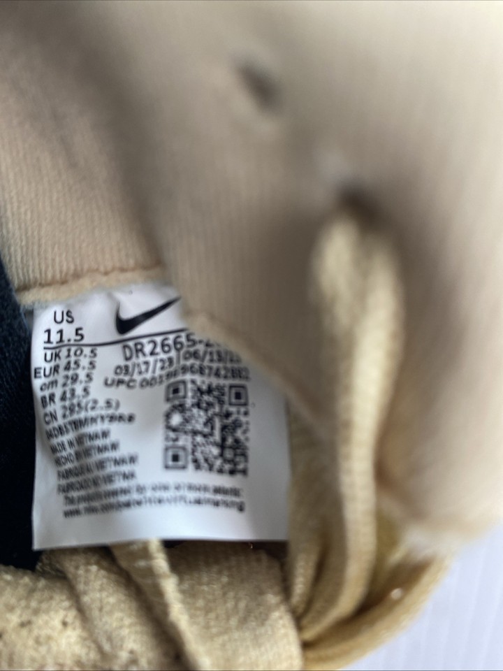 New Nike ReactX Infinity Run 4 Running Shoe Men 11.5 Sesame Tan White ...