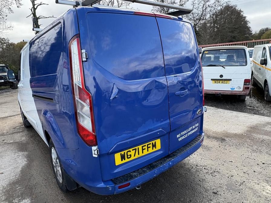 71 Plate Ford Transit Custom 300 Limited 2.0 Tdci Eco Blue Fresh Mot ...